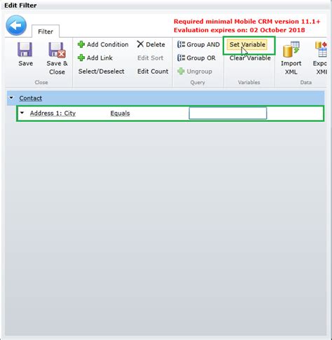 Working With Filters Of Views In Resco Mobile App Microsoft Dynamics
