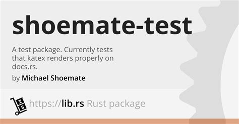 Shoemate Test Rust Math Library Lib Rs