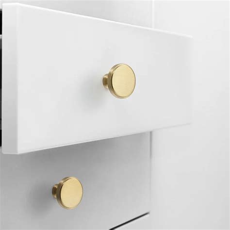 Koppalive Modern Luxury Drawer Wardrobe Solid Satin Brass