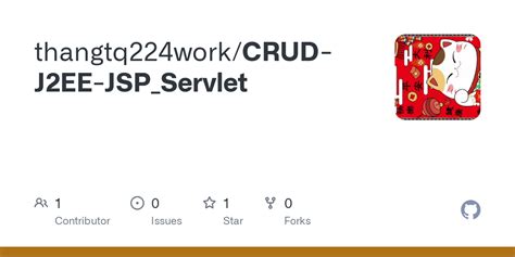 Github Thangtq224workcrud J2ee Jspservlet