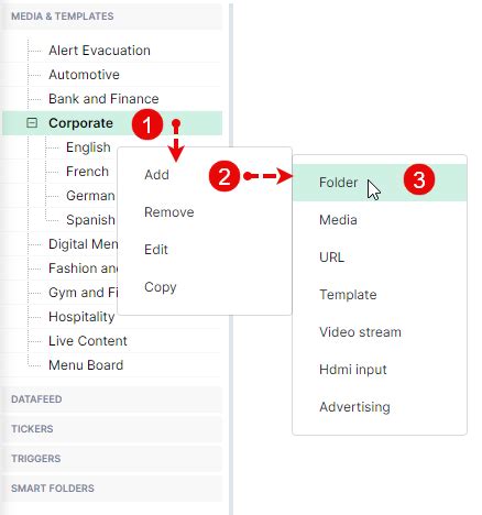 Creating Folders For Your Content