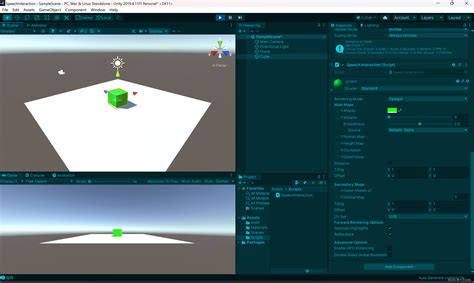 unity之简单的语音交互 unity语音控制操作 csdn博客
