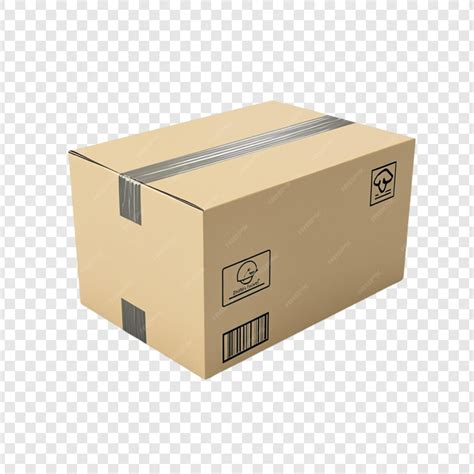 카드보드 상자 배달 패키지 배송 운송 Ai 생성 Psd