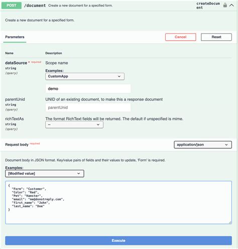 OpenAPI UI A K A Swagger HCL Domino REST API Documentation