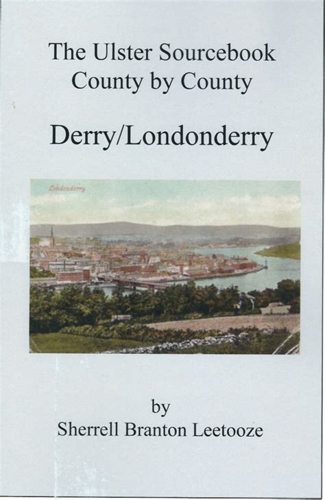 The Ulster Sourcebook County Derry Londonderry Sher Leetooze
