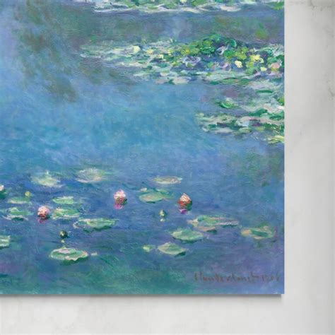 Ninfee Claude Monet Idea On Canvas