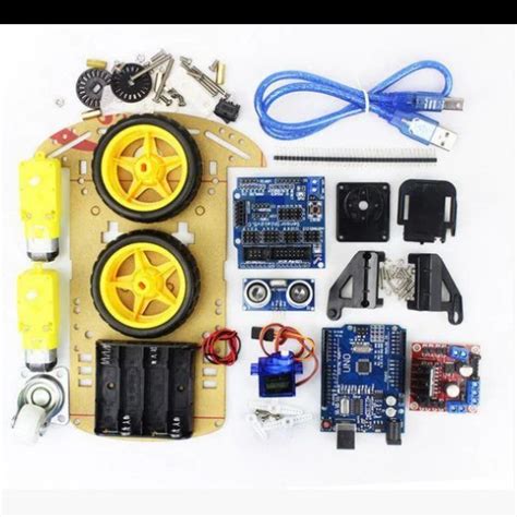 КОНСТРУКТОР Arduino НАБОР Car Kit ДЛЯ Arduino Uno Diy Kit фото отзывы характеристики в