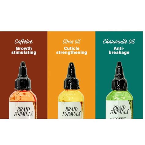Ebin Braid Formula Loc Twist Braid Oil 4oz Growth Stimulating Braid Beauty