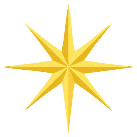 8 Estrela Pontiaguda Vetor Png Estrela 8 8 Pontiagudos Imagem Png E