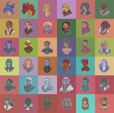 Fantasy Character Portraits Vol1 Orchidrabbits Ko Fi Shop