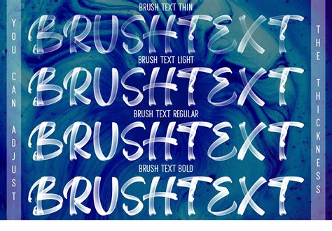 Brush Text SVG FONT MasterBundles
