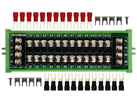 20amp 2x12 Position Barrier Terminal Block Power Distribution Module