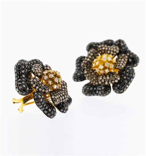 ყვითელი ოქროს საყურეები 18k Precious Crafts