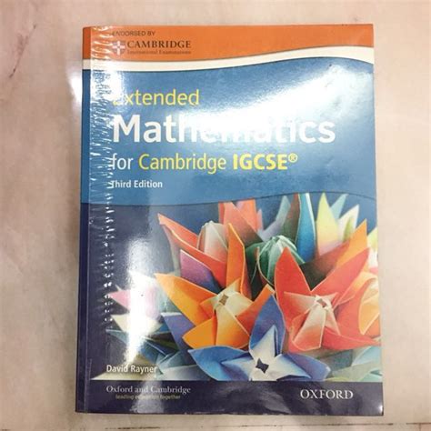 Cambridge Igcse Complete Mathematics Coursebook Hobbies And Toys Books And Magazines Textbooks On