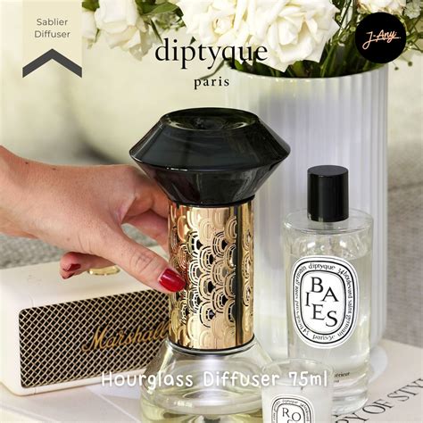 ⏳diptyque Hourglass Diffuser 75 Ml ⚜️ น้ำหอมในบ้านรูปแบบนาฬิกาทรายหอม