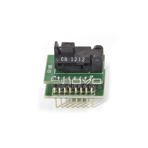 sot6 sot 23 to dip6 a wells ic test burn in socket adapter with circuit