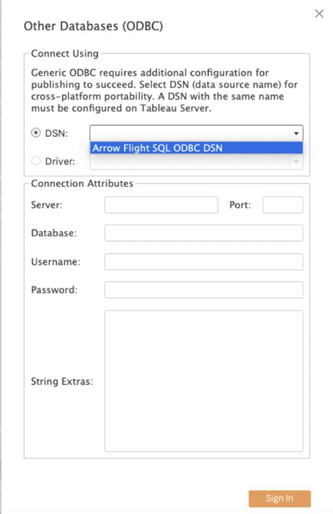 How To Connect Tableau To Dremio Via Arrow Flight Sql Odbc Tableau