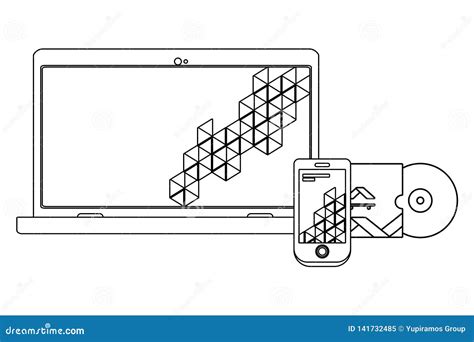 Corporate Visual Identity Stock Vector Illustration Of Presentation