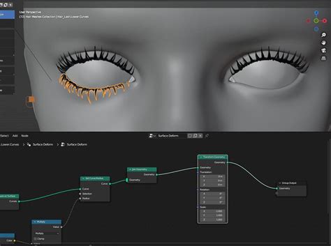 Hair System Blender 3 6 Mirror Basics And Interface Blender Artists Community