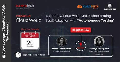 Suneratech On Linkedin Oracle Cloud World 2022 Lightning Session