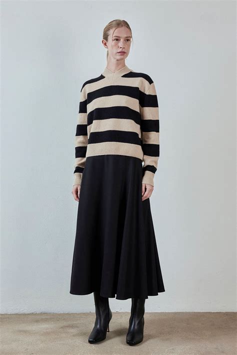 플레어 플란넬 롱 스커트 Flare Flannel Long Skirt Black 감도 깊은 취향 셀렉트샵 29cm