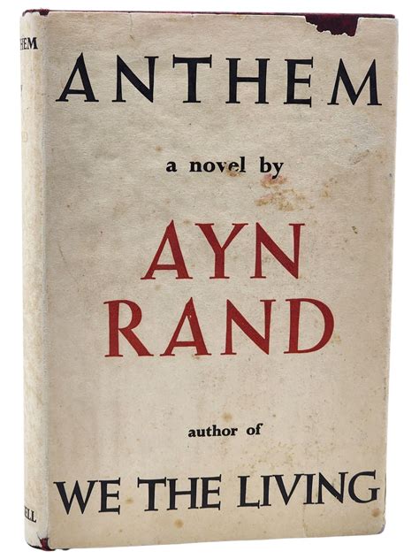 Anthem Ayn Rand First Edition First Printing