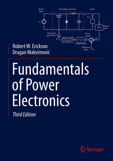 Fundamentals Of Power Electronics Erickson Robert W Maksimović Dragan Amazon De Books