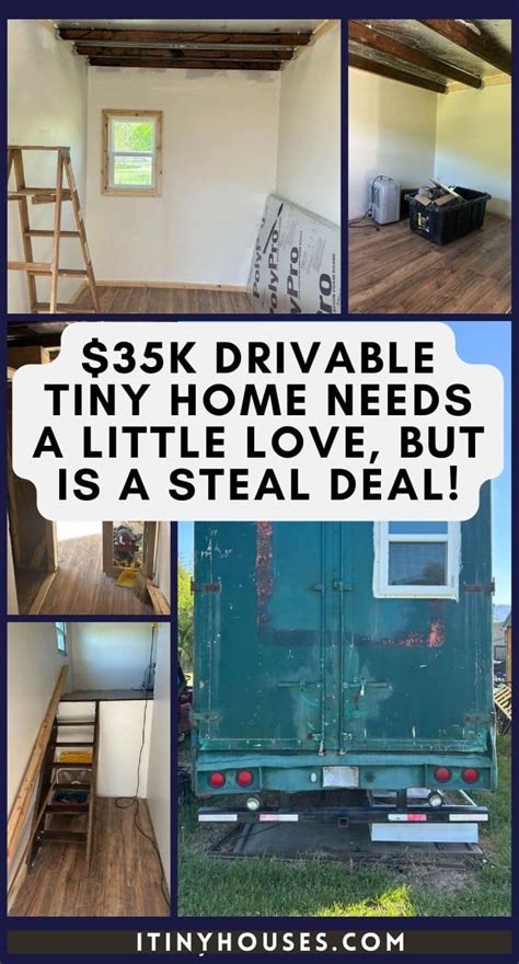 35k Drivable Tiny Home Needs A Little Love But Is A Steal Deal Tiny Houses