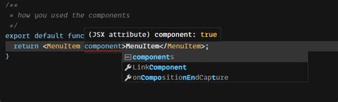 Typescript Component Prop Does Not Appear In Type Suggestion · Issue