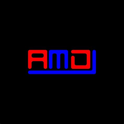 AMD Letter Logo Creative Design With Vector Graphic AMD Simple And Modern Logo 17634124 Vector