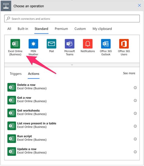 Power Automate Office 365 Excel Add A Key Column To A Table Action