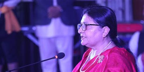 Former President Bhandari Hasnt Renewed Party Membership Uml
