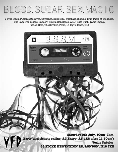 B S S M Blood Sugar Sex Magic Dalston London Clubbing Reviews Designmynight