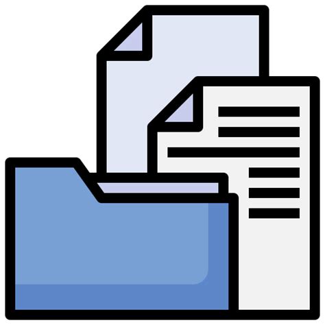 File Surang Lineal Color Icon