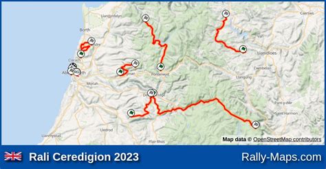 Maps Rali Ceredigion 2023 [brc] Rally