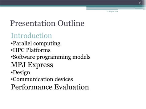 Ppt High Performance Communication Using Mpj Express Powerpoint
