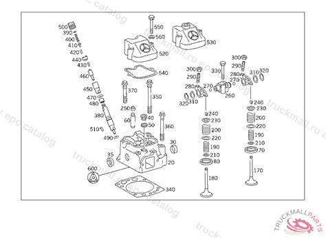 Схема Mercedes A0010179452 двигатель Om 449 La 475989