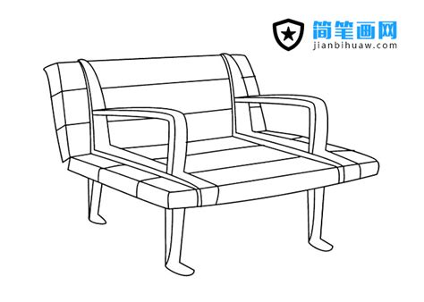 公园长椅简笔画图片 简笔画网
