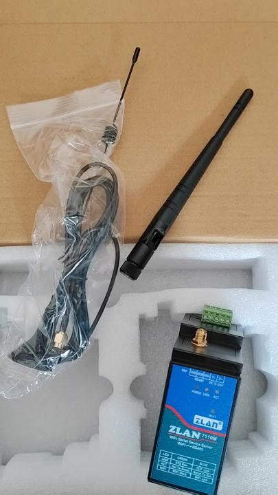 DIN Rail Serial Port Server RS485 To WiFi Converter IOT Device Support Modbus TCP To RTU MQTT