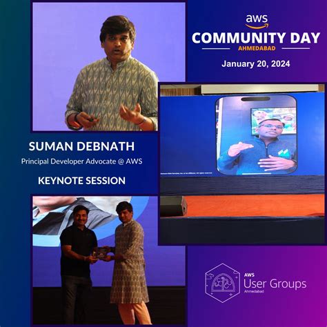 aws ahmedabad community on linkedin aws awscloud awsugahm awscommunity awscommunityday