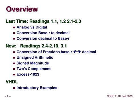 Ppt Lecture 2 Binary Arithmetic Powerpoint Presentation Free