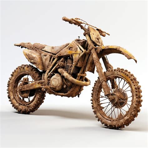 Premium Photo Dirt Bike 78 Rusty And Muddy