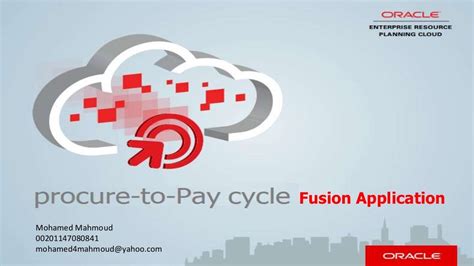 Oracle Fusion Financial P2p Cycle