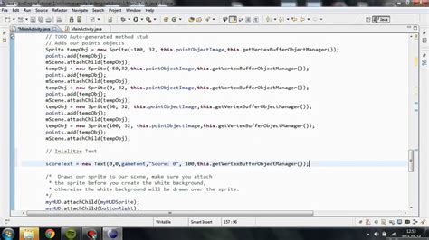 Android Development With Andengine Vid 11 Displaying Score Text And