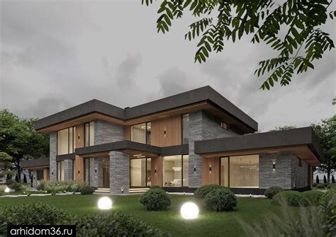 современный дом с плоской кровлей Домашняя мода Дом Проект современного дома