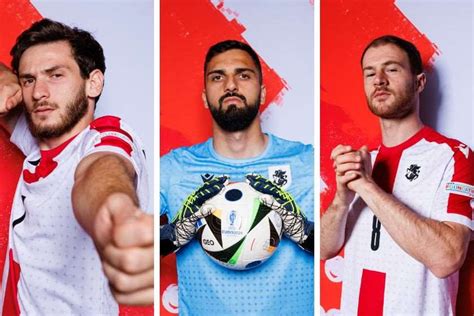 Uefa Euro 2024 საქართველოს ნაკრების ფეხბურთელების ფოტოებს აქვეყნებს The Georgian Times