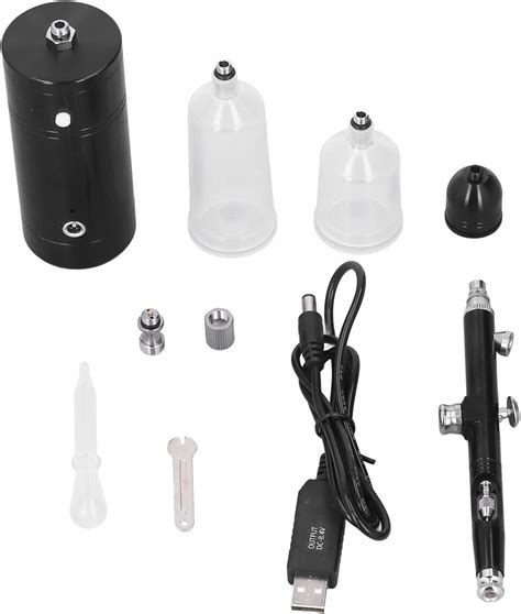 EVTSCan Airbrush Kit With Air Compressor Portable Cordless Gun USB Rechargeable Handheld Psi