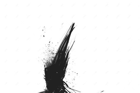 水彩黑色大雁飞翔【免抠元素png】 90设计网