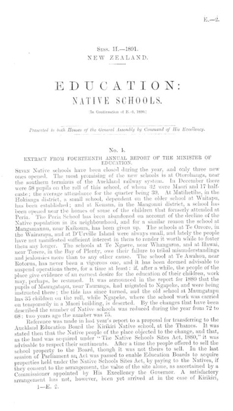 Education Native Schools In Contin Items National Library Of