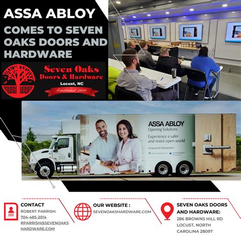 Assa Abloy Mobile Showroom Understand The Benefits Seven Oaks Door And Hardware Inc